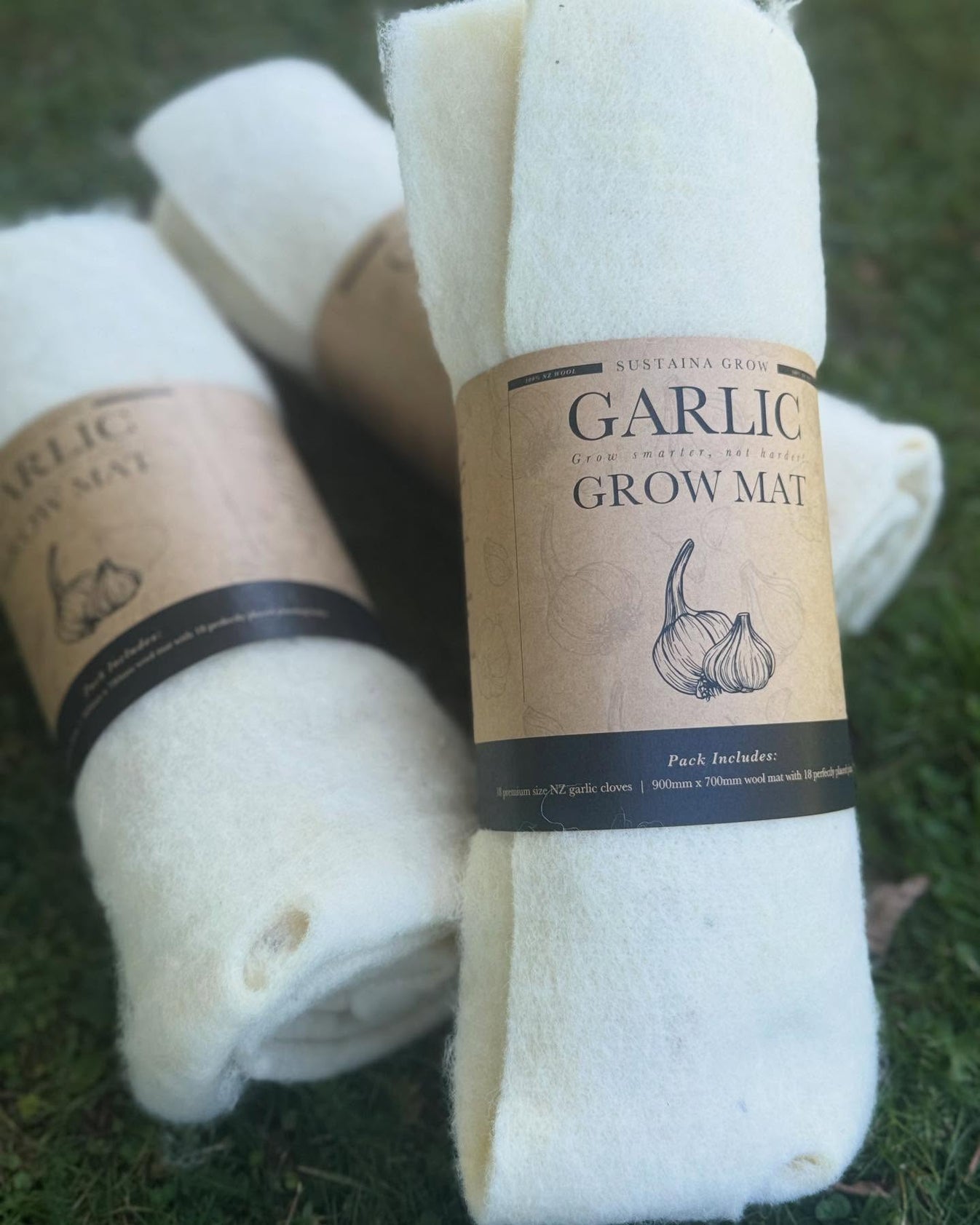 NZ Garlic Grow Mat – Grow Smarter, Not Harder! – Sustaina Grow