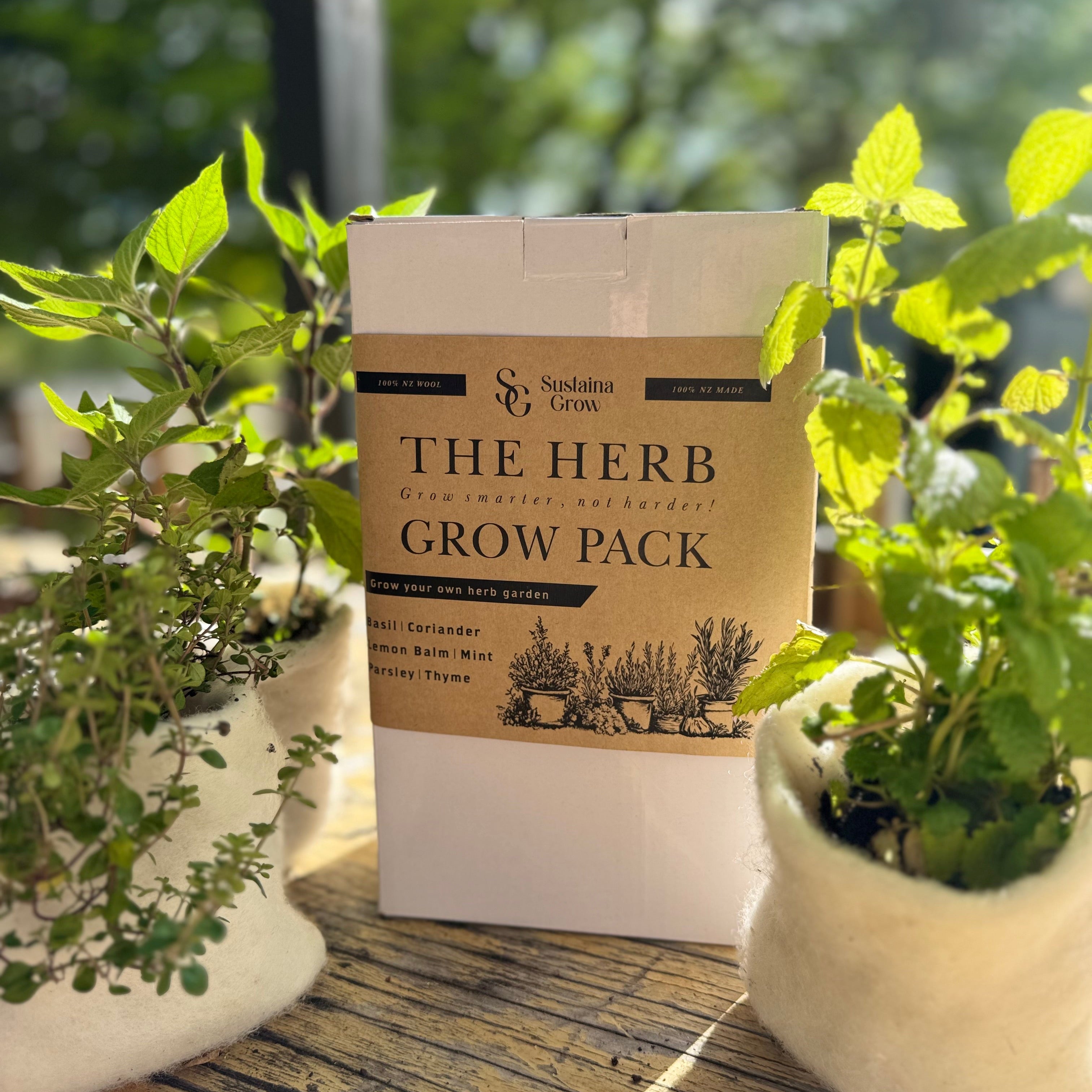 🌿The Herb Grow Pack – Sustaina Grow